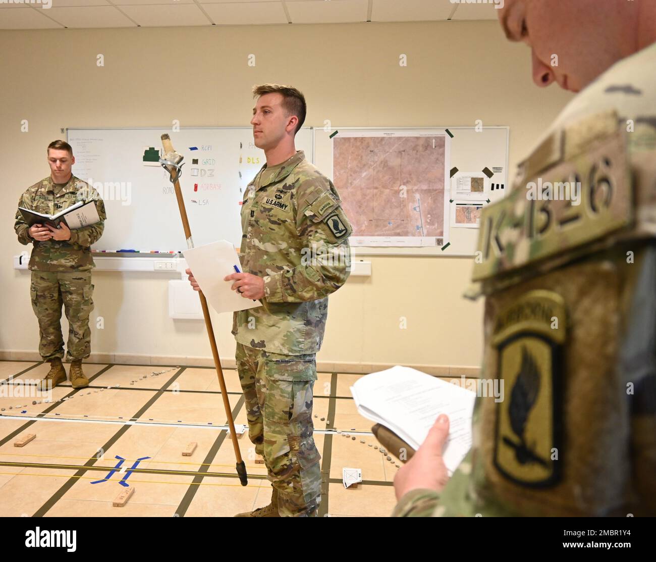 U.S. Army Capt. Tyler Prasnicki, commander of Bull Battery, 4th ...