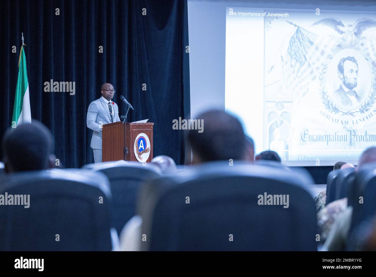 Lt. Col. Travis S. Drayton, Director of Logistics for Area Support ...