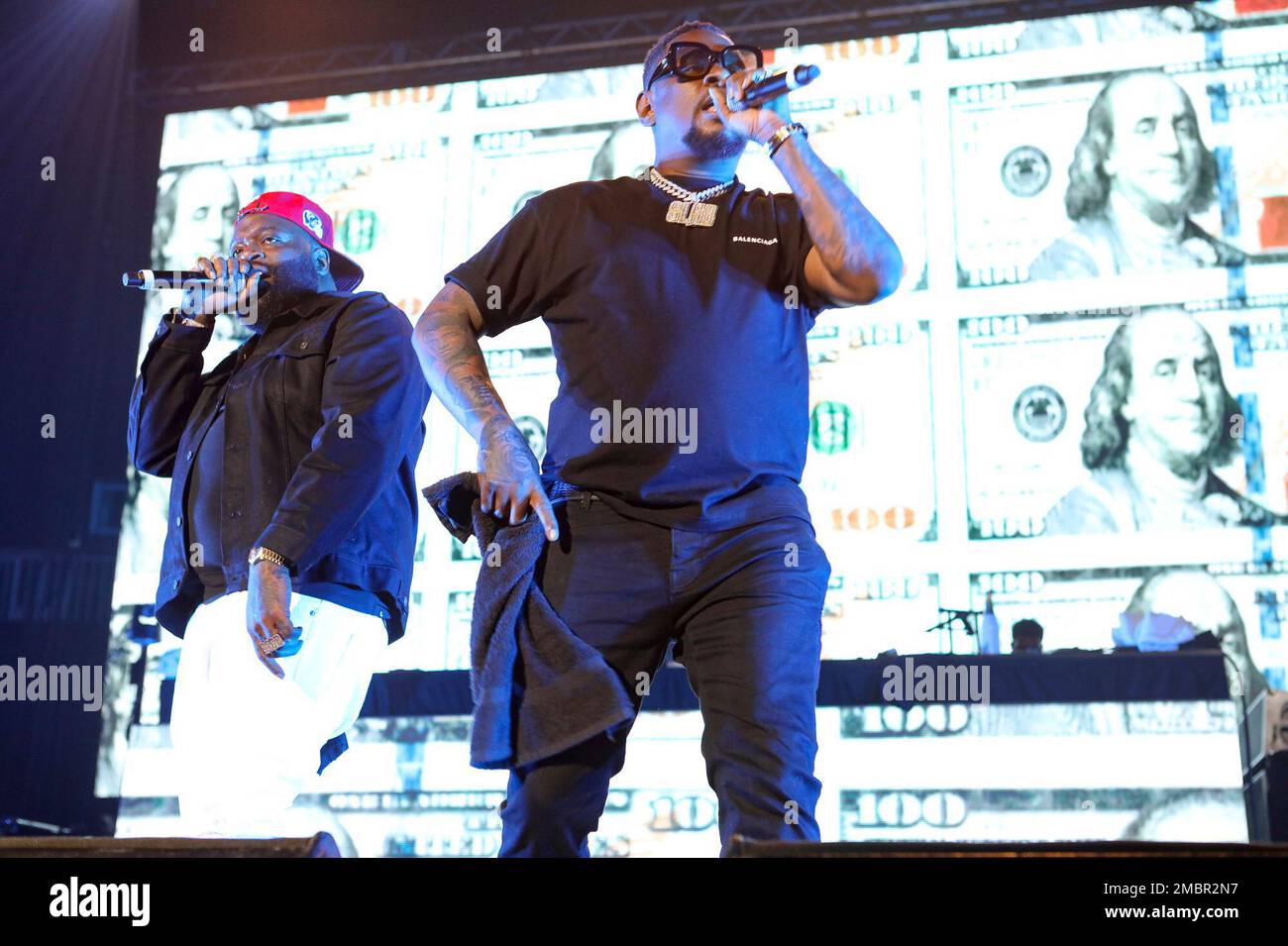Rick Ross Performs during the Legendz of the Streetz Tour on Friday ...