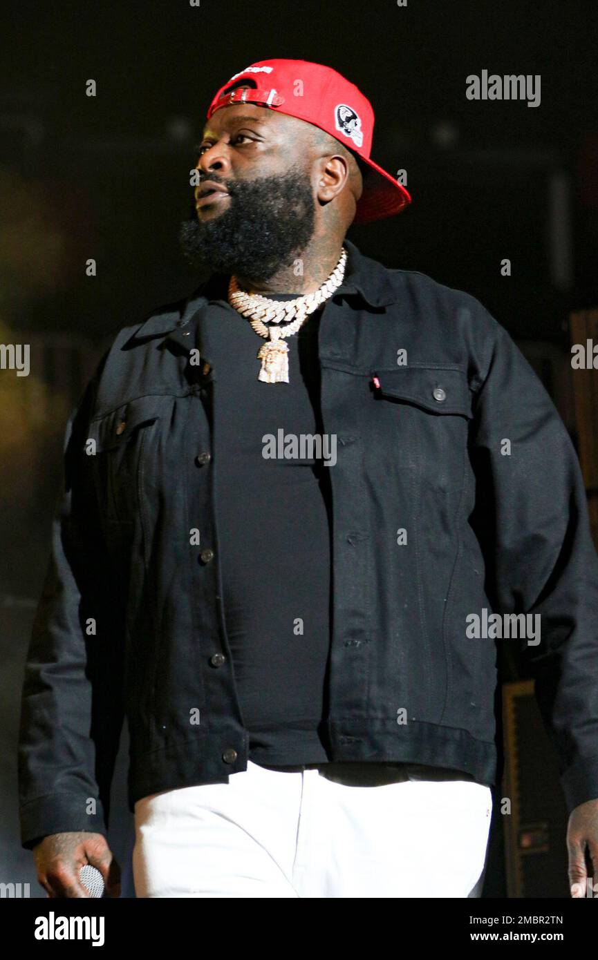 Rick Ross Performs during the Legendz of the Streetz Tour on Friday ...