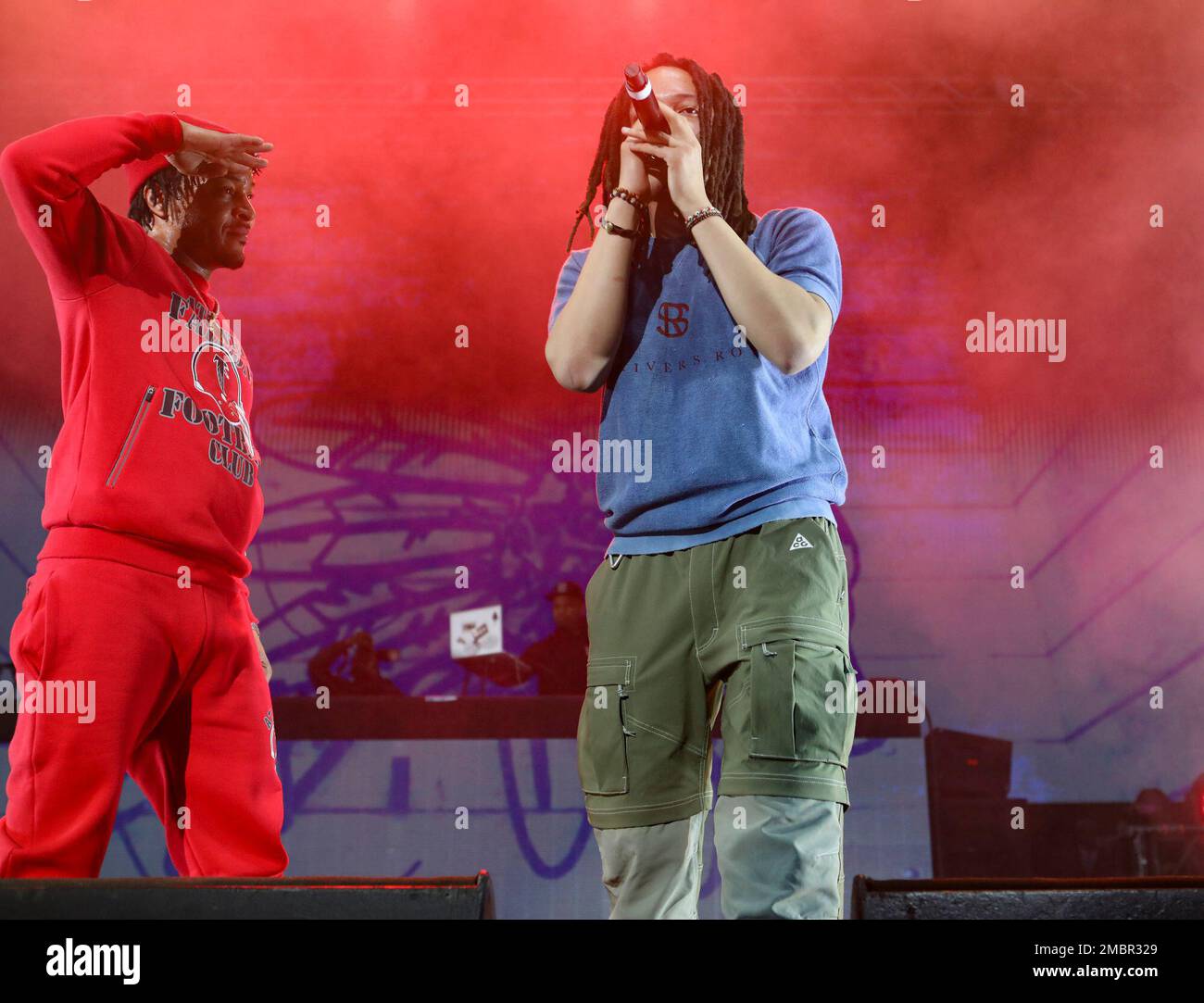 T.I. and son King Harris Perform during the Legendz of the Streetz Tour ...