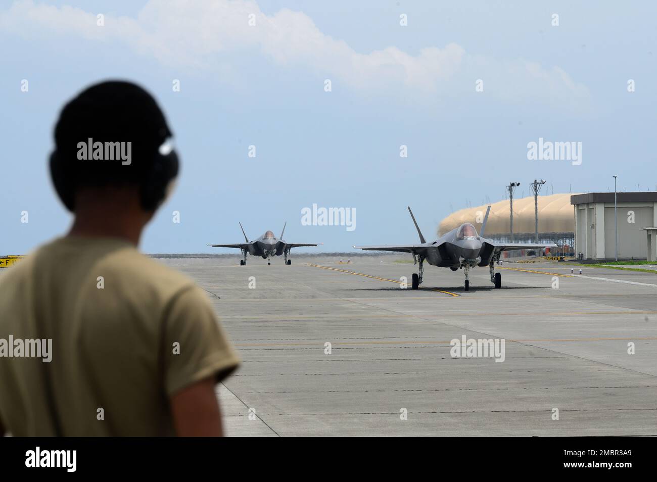 U.S. Air Force Airman 1st Class Jammal Williams, a 356th Expeditionary ...