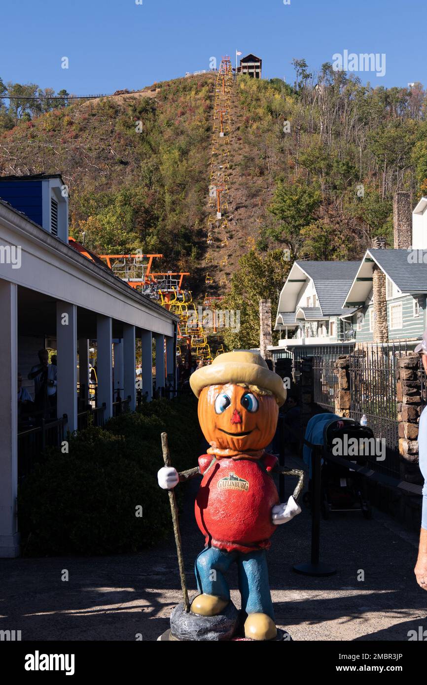 SKY BRIDGE, GATLINBURG, GREAT SMOKY MOUNTAINS TENNESSEE Stock Photo - Alamy