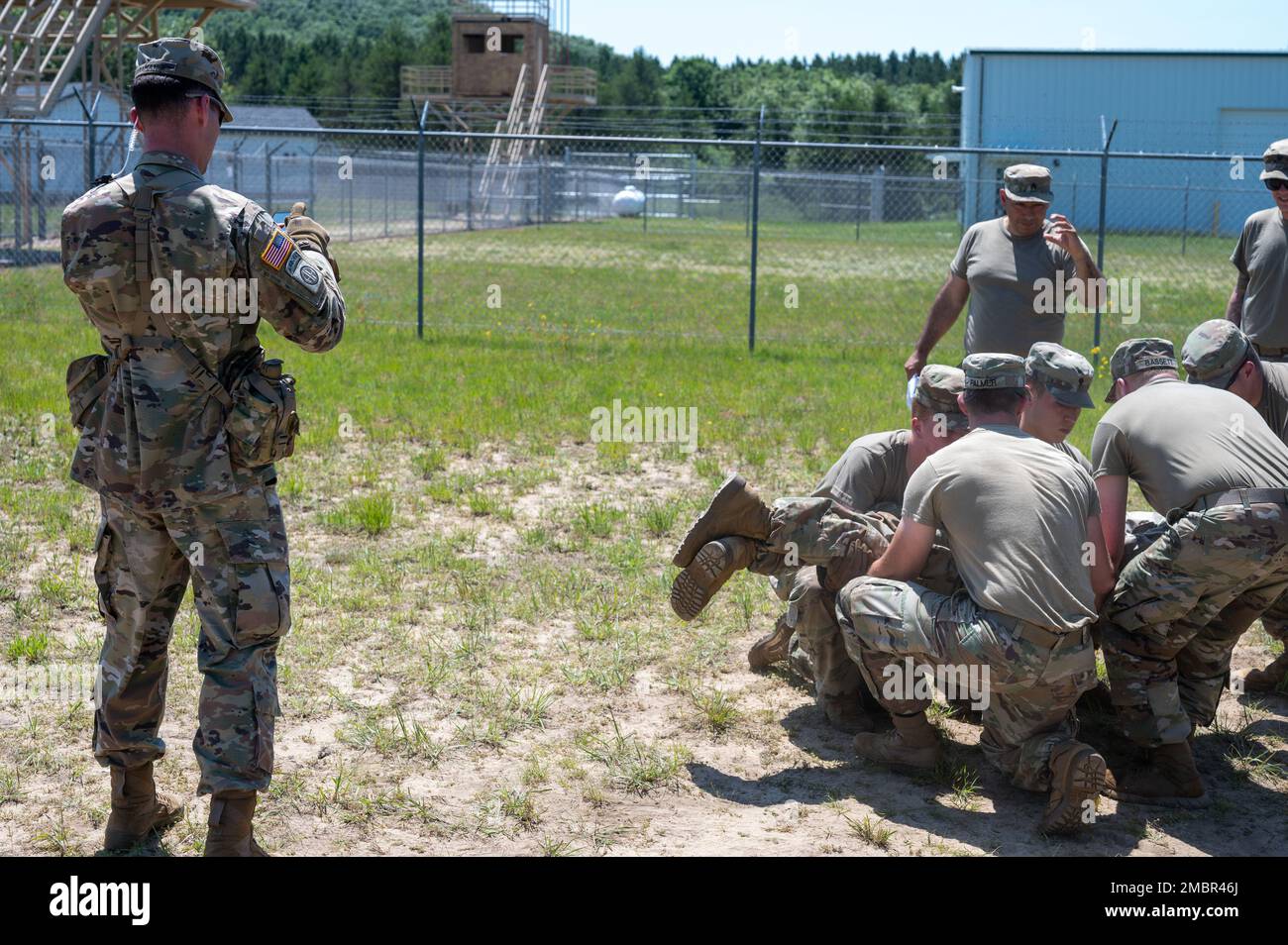 Staff Sgt. Adam Caramanoff, an observer coach/trainer for 3rd Brigade ...