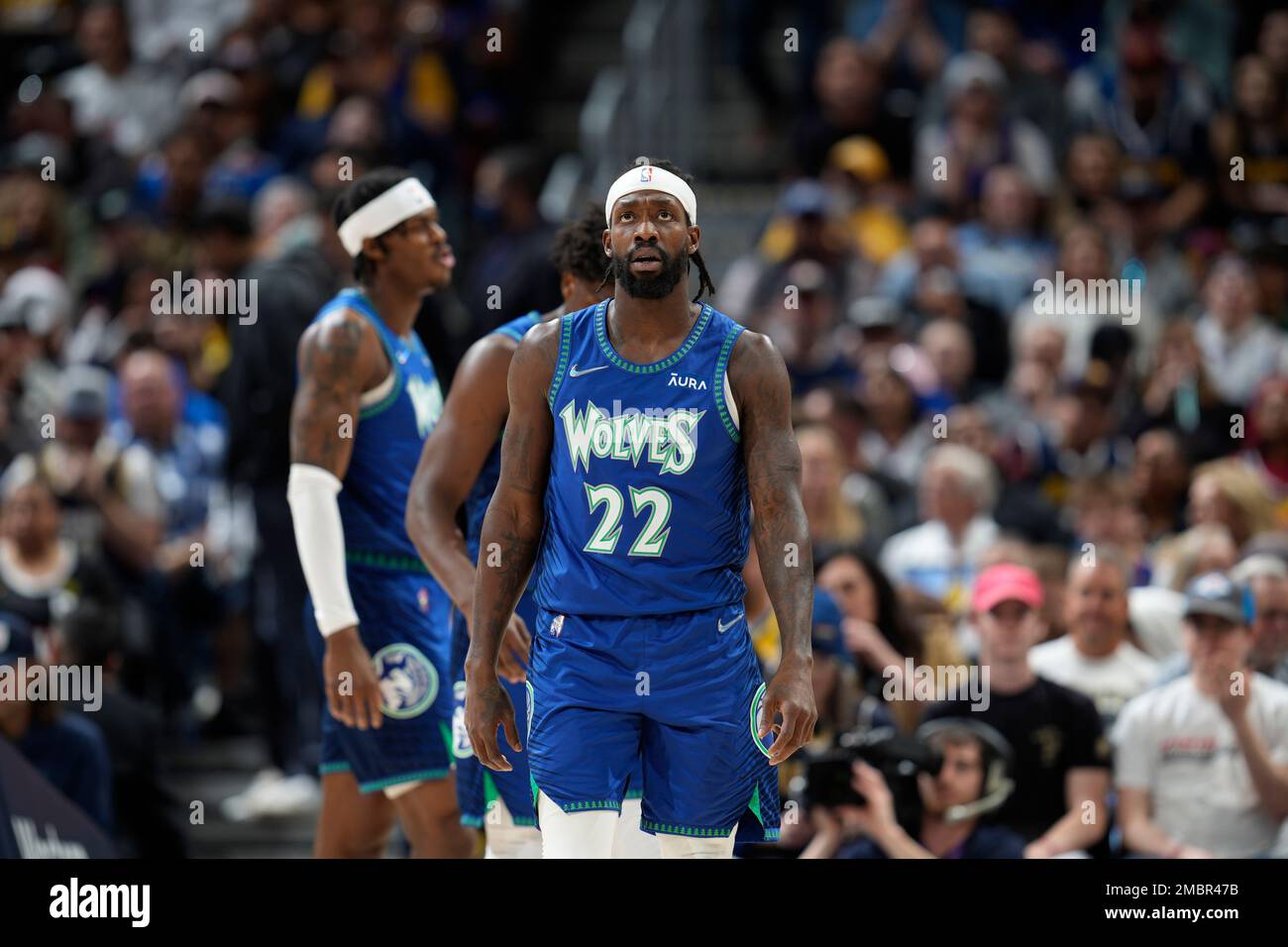 Minnesota Timberwolves guard Patrick Beverley (22) in the first half of ...