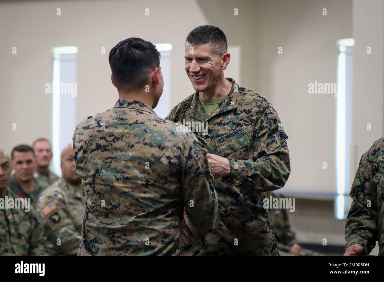 U.S. Marines with Marine Air Control Group (MACG) 48, 4th Marine ...