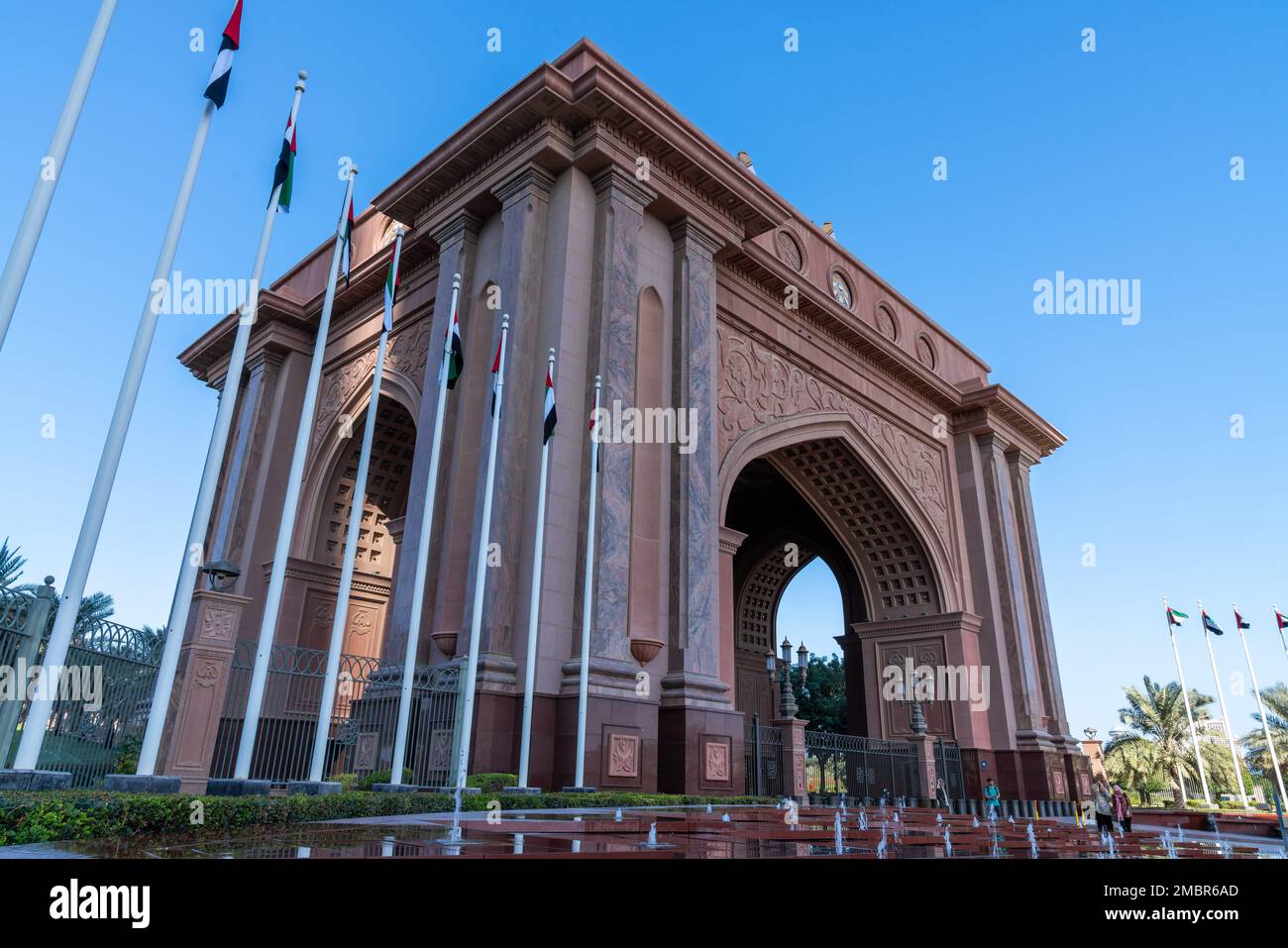 Eight star palace hotel in ABU dhabi Stock Photo - Alamy