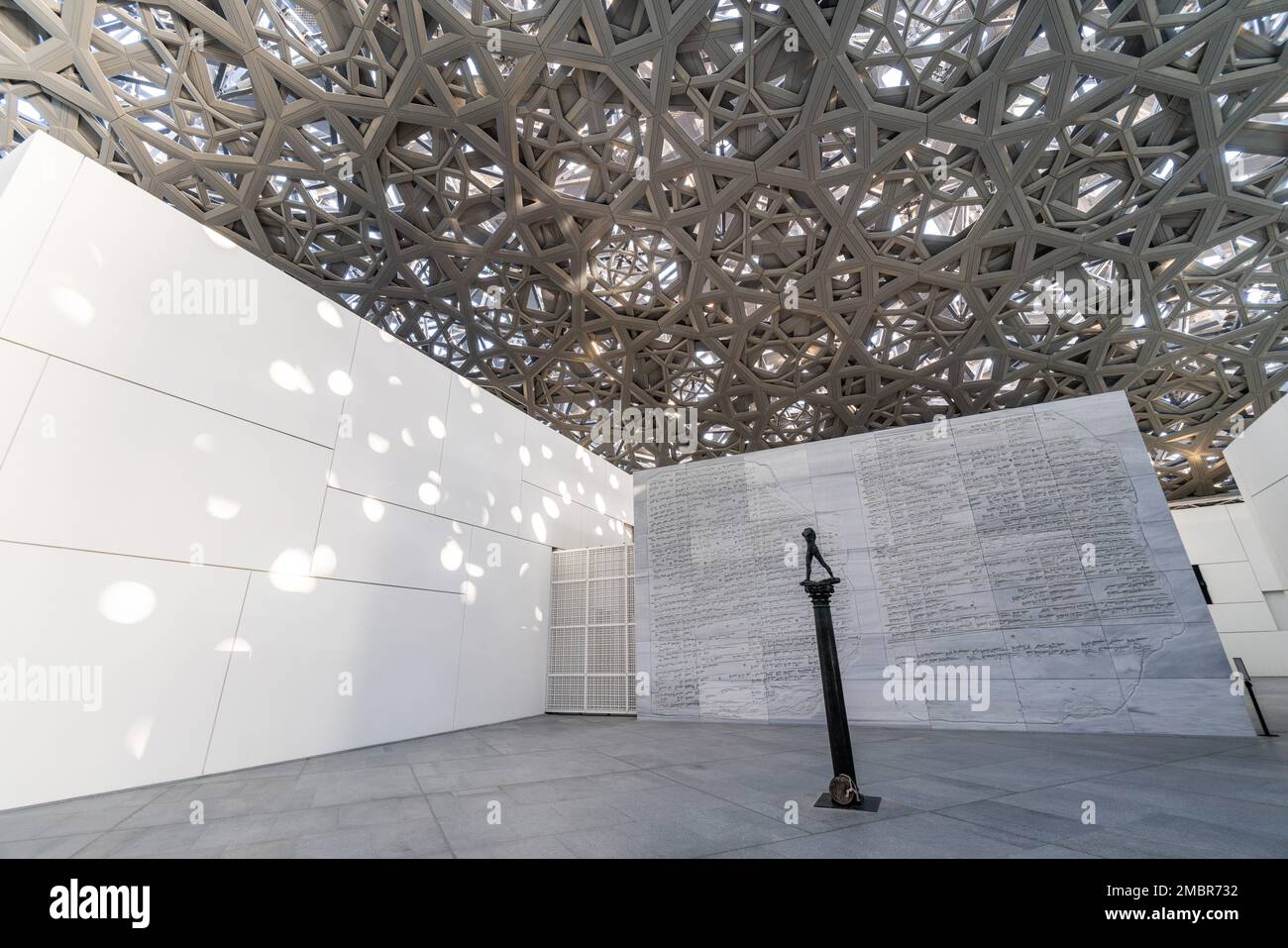 ABU dhabi in the Louvre Stock Photo - Alamy