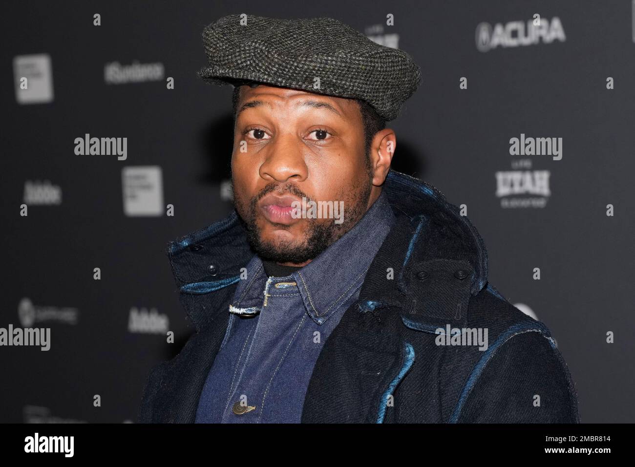 Jonathan Majors attends the premiere of "Magazine Dreams" at the Eccles ...