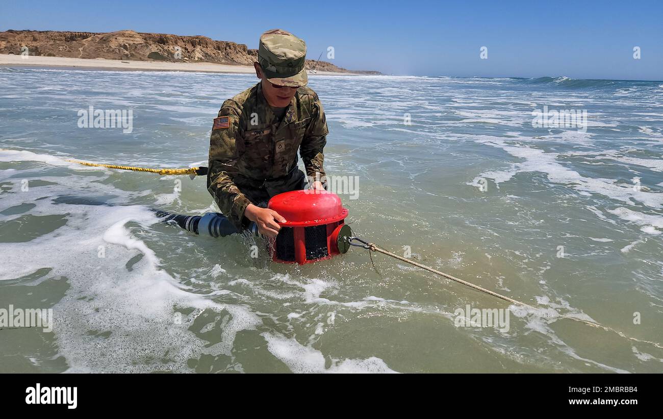 Army Reserve Pfc. An Chen, a water treatment specialist and Los Angeles ...