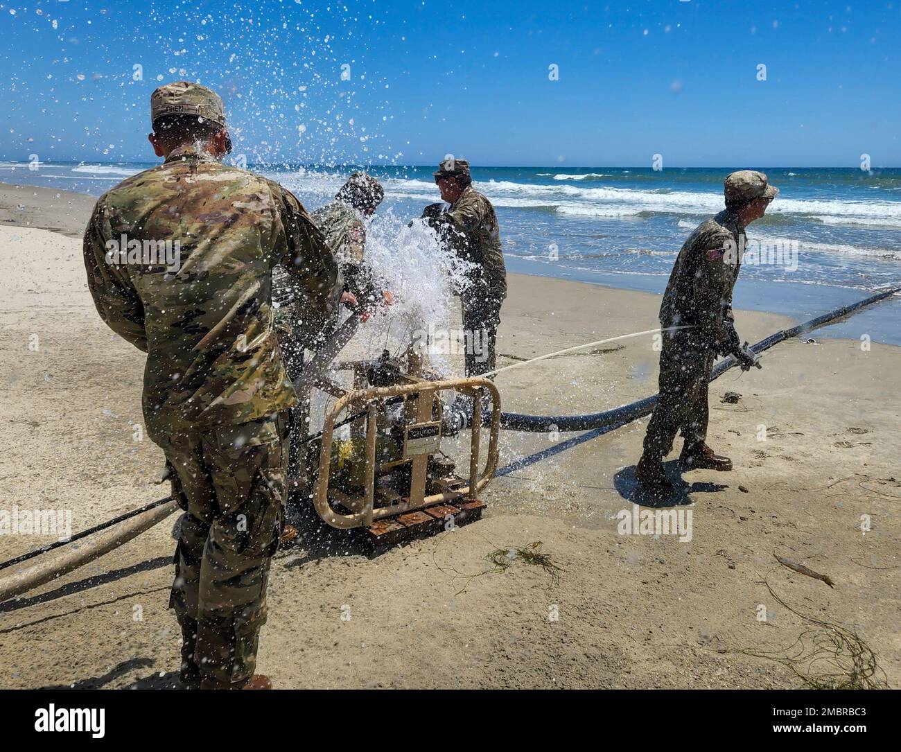 U.S. Army Reserve Soldiers from the 968th Quartermaster Company based ...