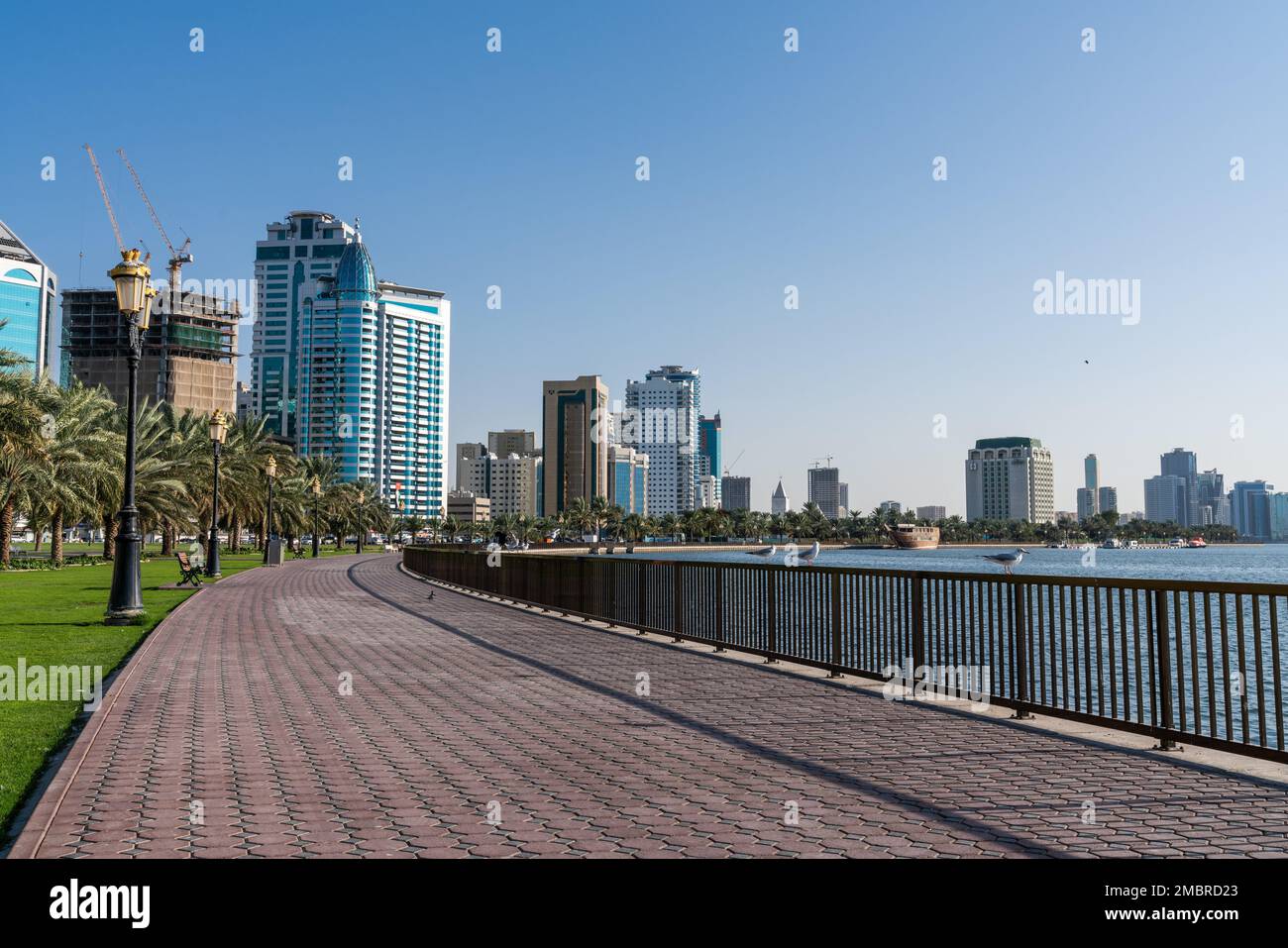 Dubai's coastal landscape Stock Photo - Alamy