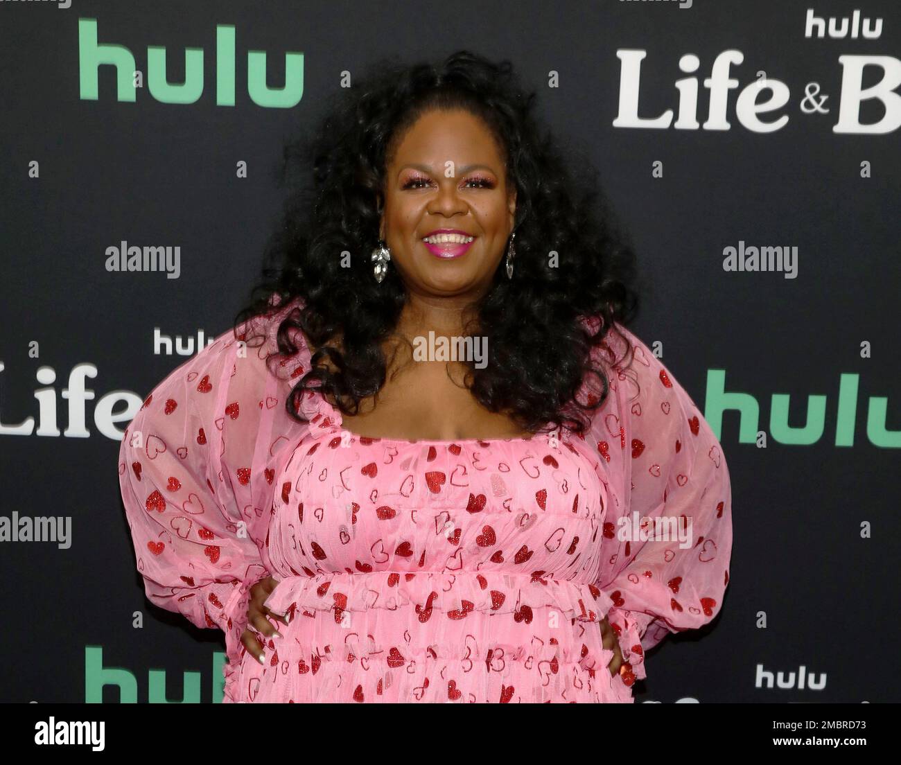 FILE - Yamaneika Saunders attends the premiere of Hulu's Original ...