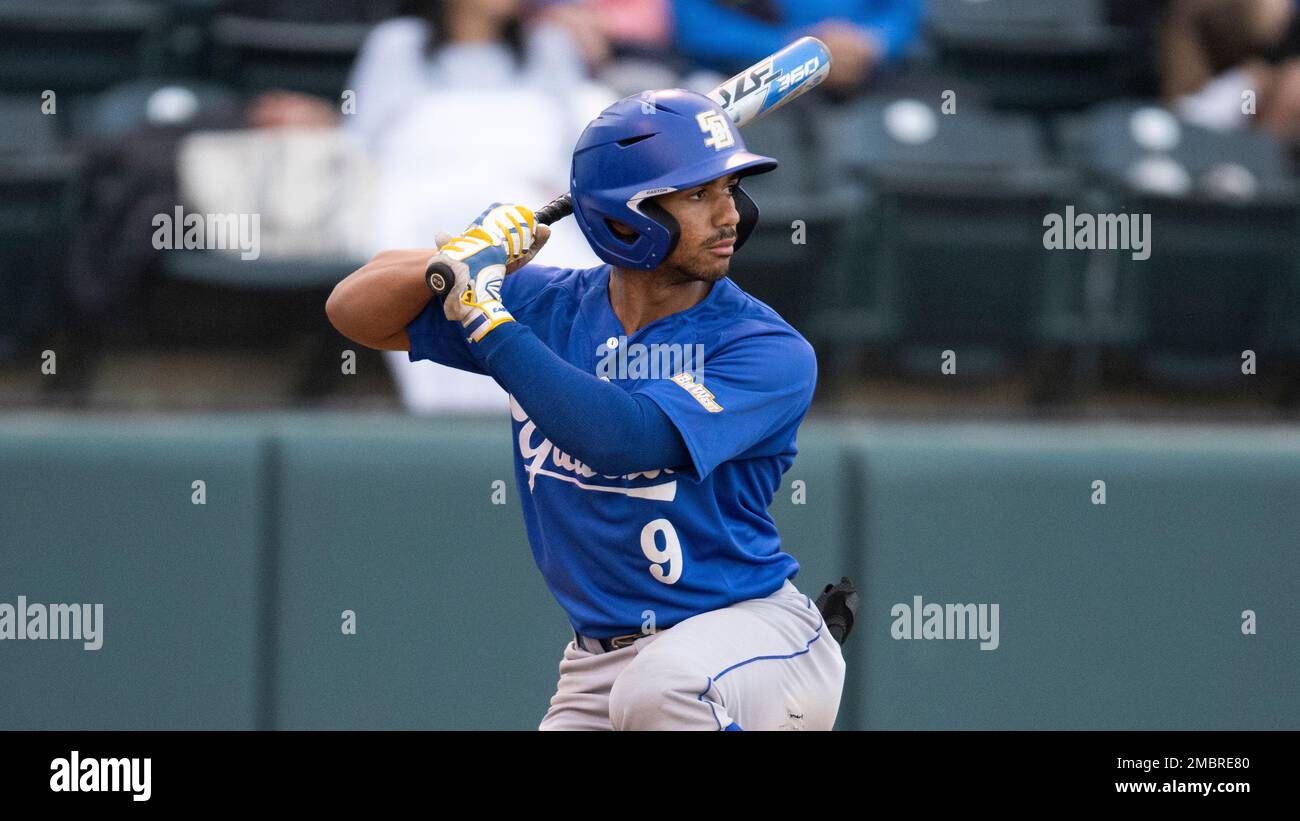 UC Santa Barbara's Jordan Sprinkle during an NCAA baseball game against ...