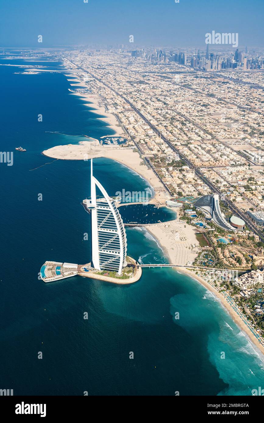 Have a bird's eye view of dubai city view Stock Photo - Alamy