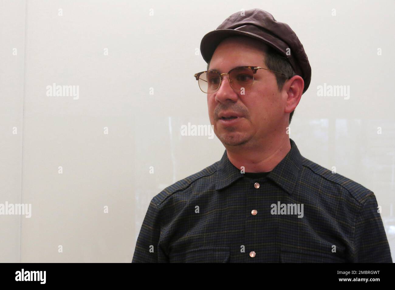 U.S. musician Adrian Quesada poses for a portrait in Mexico City, March ...