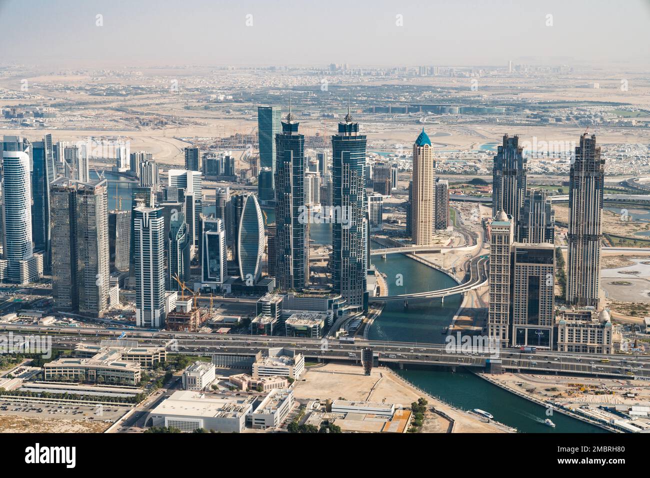 Have a bird's eye view of dubai city view Stock Photo - Alamy