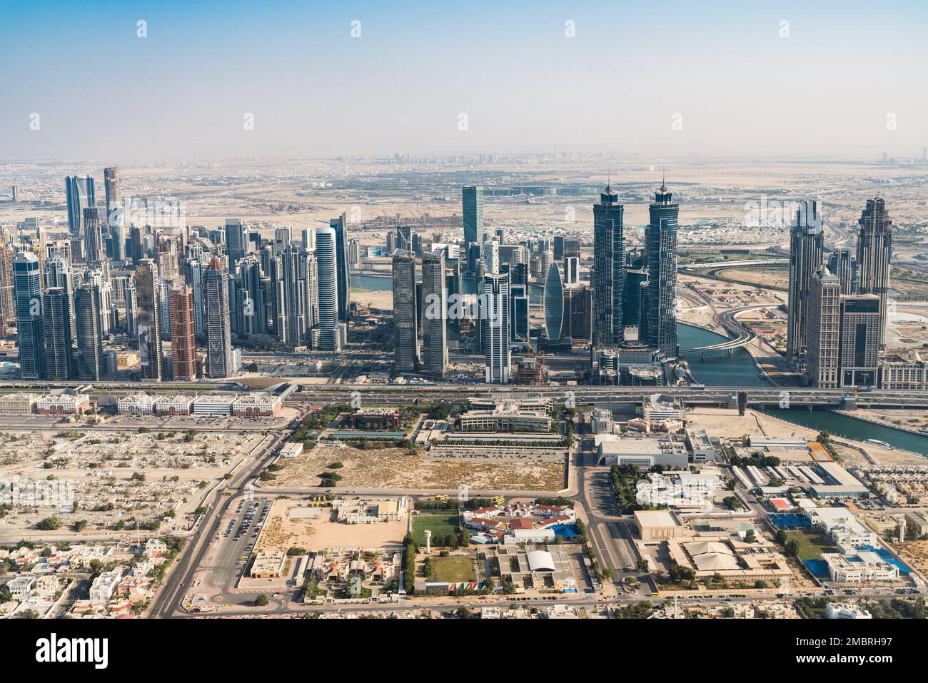 Have a bird's eye view of dubai city view Stock Photo - Alamy