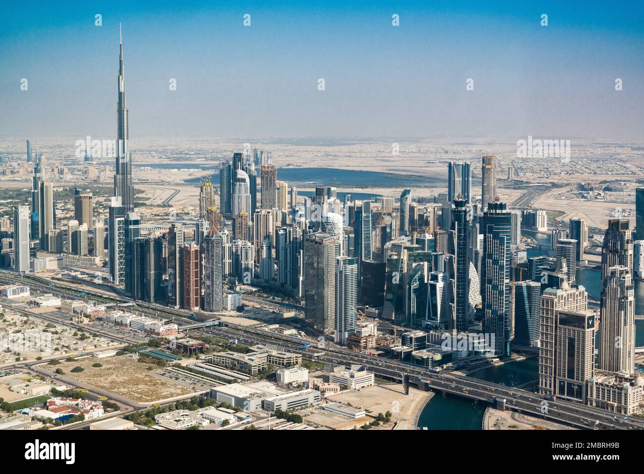 Have a bird's eye view of dubai city view Stock Photo - Alamy