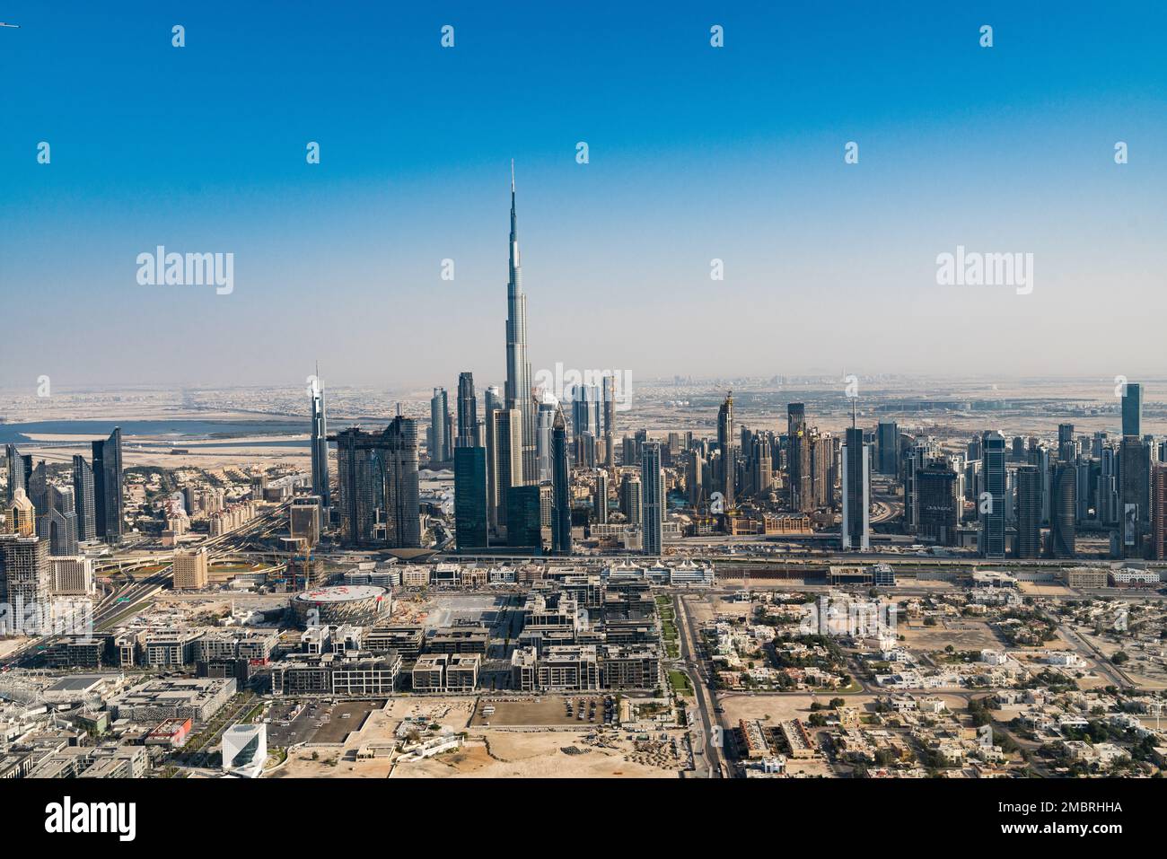 Have a bird's eye view of dubai city view Stock Photo - Alamy