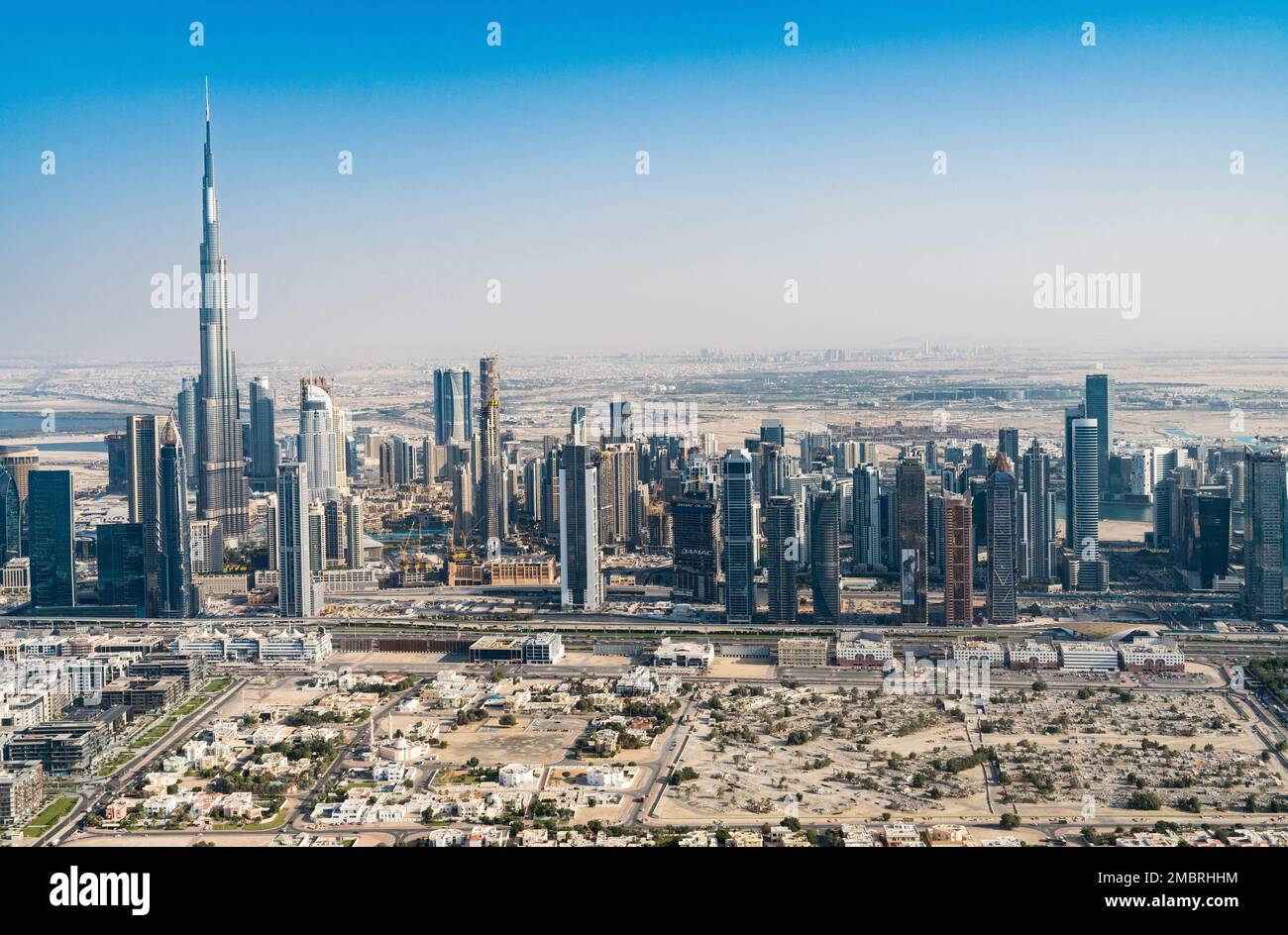 Have a bird's eye view of dubai city view Stock Photo - Alamy