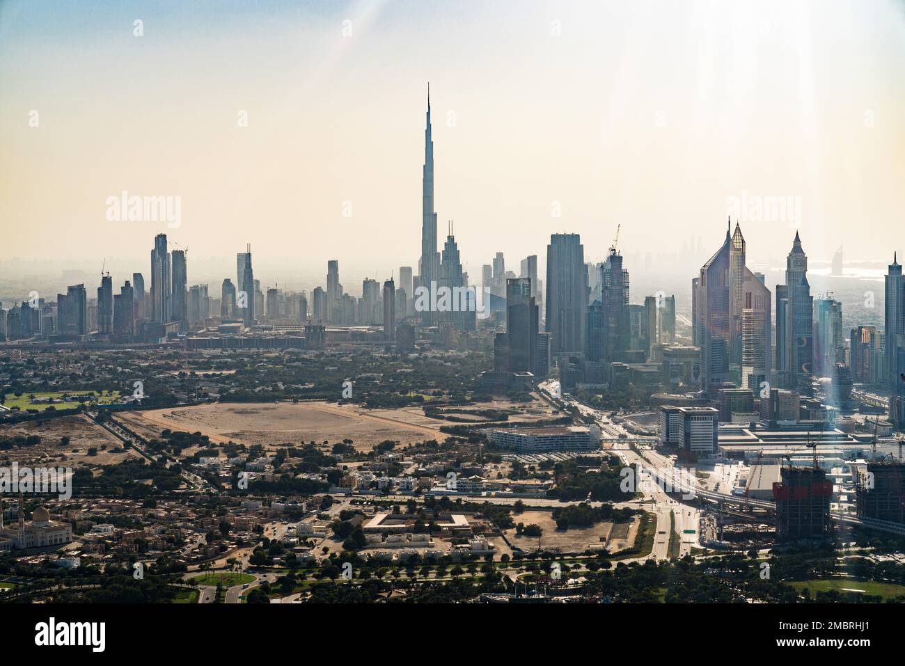 Have a bird's eye view of dubai city view Stock Photo - Alamy