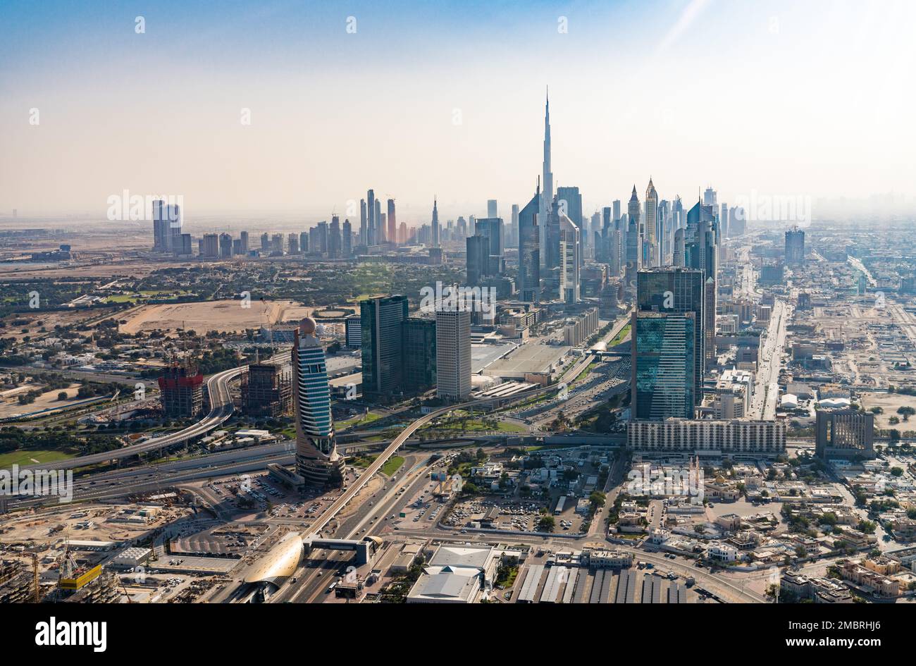 Have a bird's eye view of dubai city view Stock Photo - Alamy