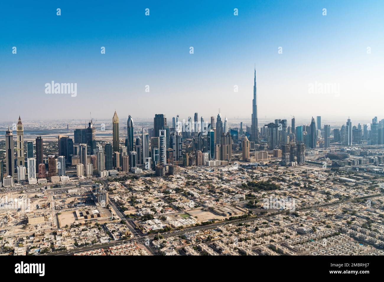 Have a bird's eye view of dubai city view Stock Photo - Alamy