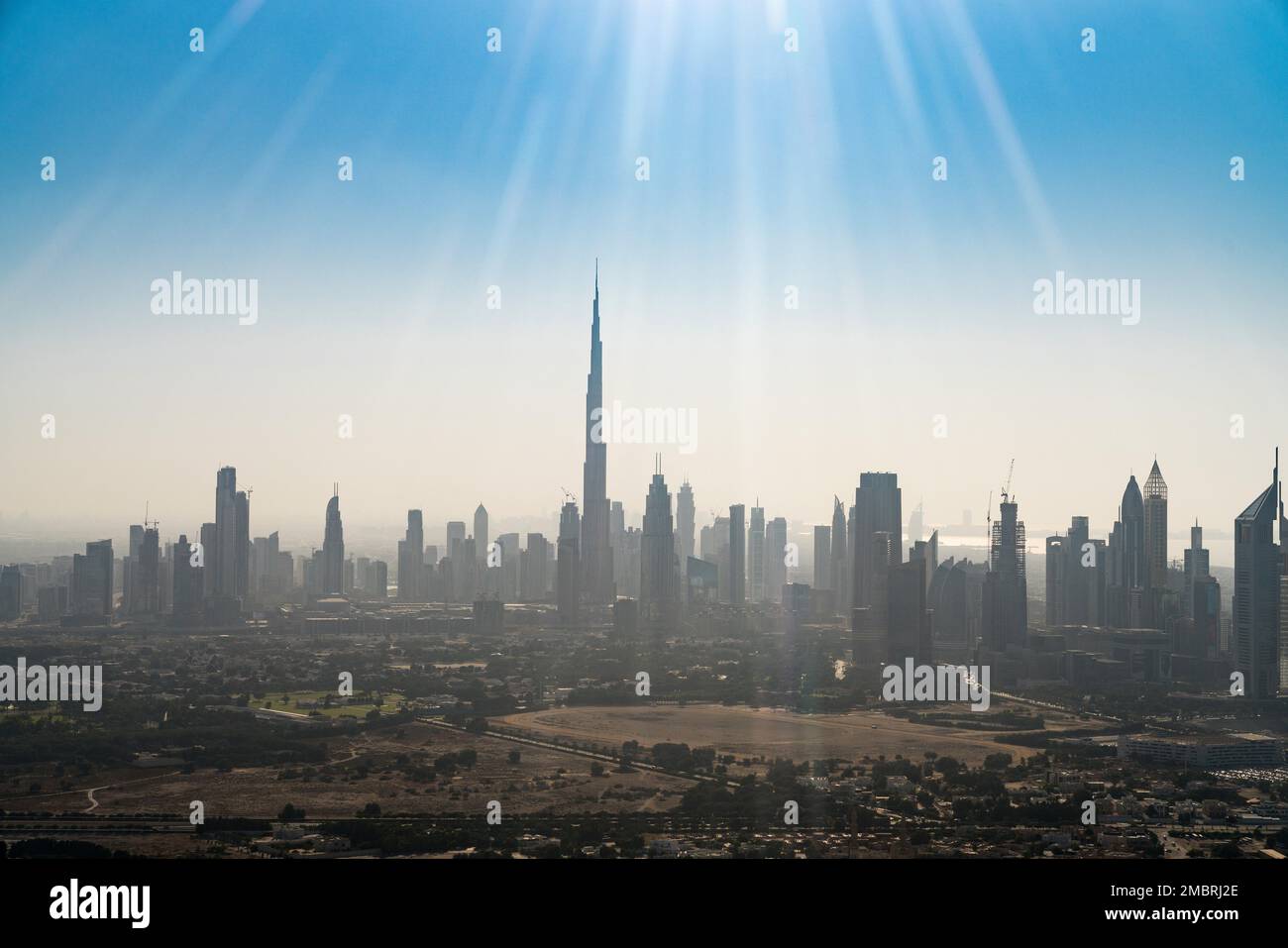 Have a bird's eye view of dubai city view Stock Photo - Alamy