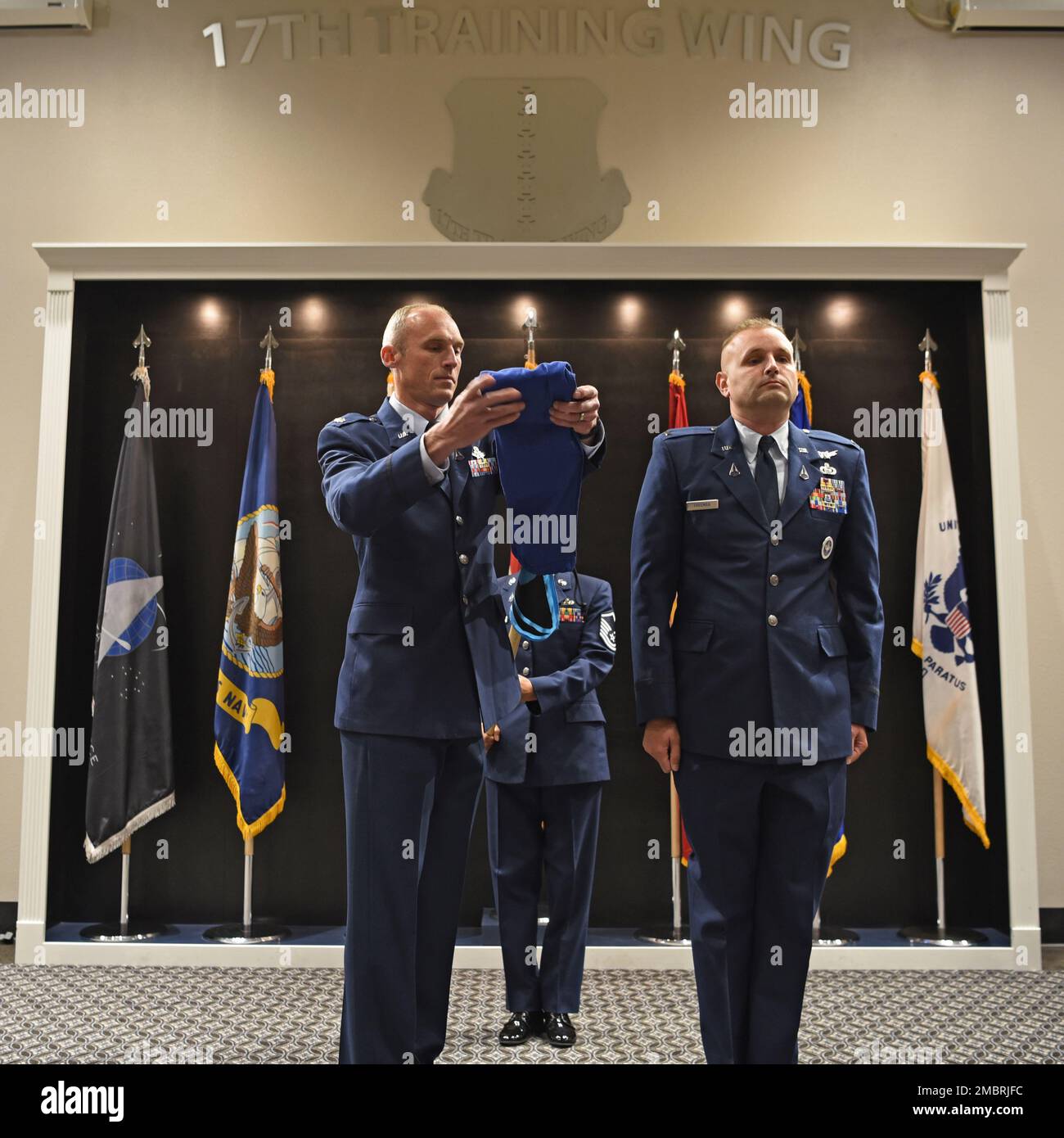 U.S. Space Force Lt. Col. Charles Cooper, 533rd Training Squadron ...