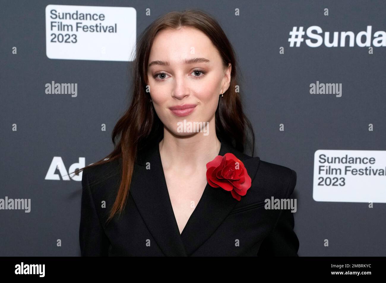 Phoebe Dynevor attends the premiere of "Fair Play" at the Library ...