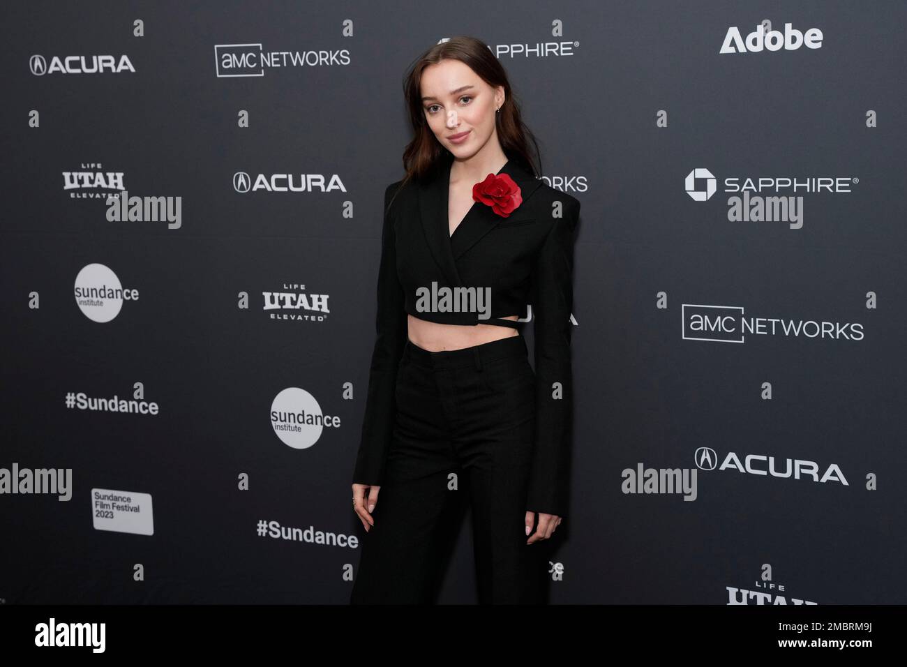 Phoebe Dynevor attends the premiere of "Fair Play" at the Library ...