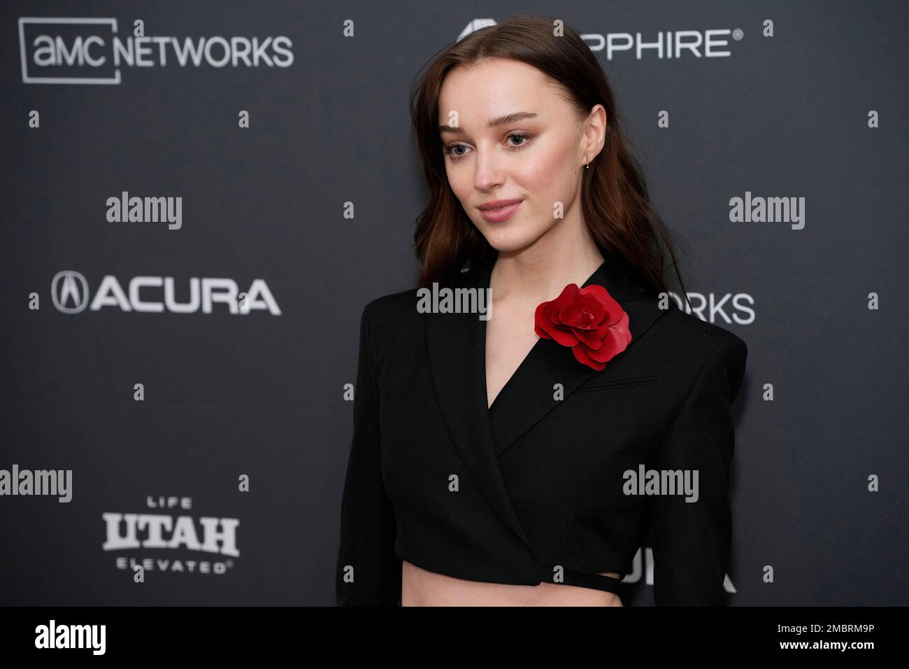 Phoebe Dynevor attends the premiere of "Fair Play" at the Library ...