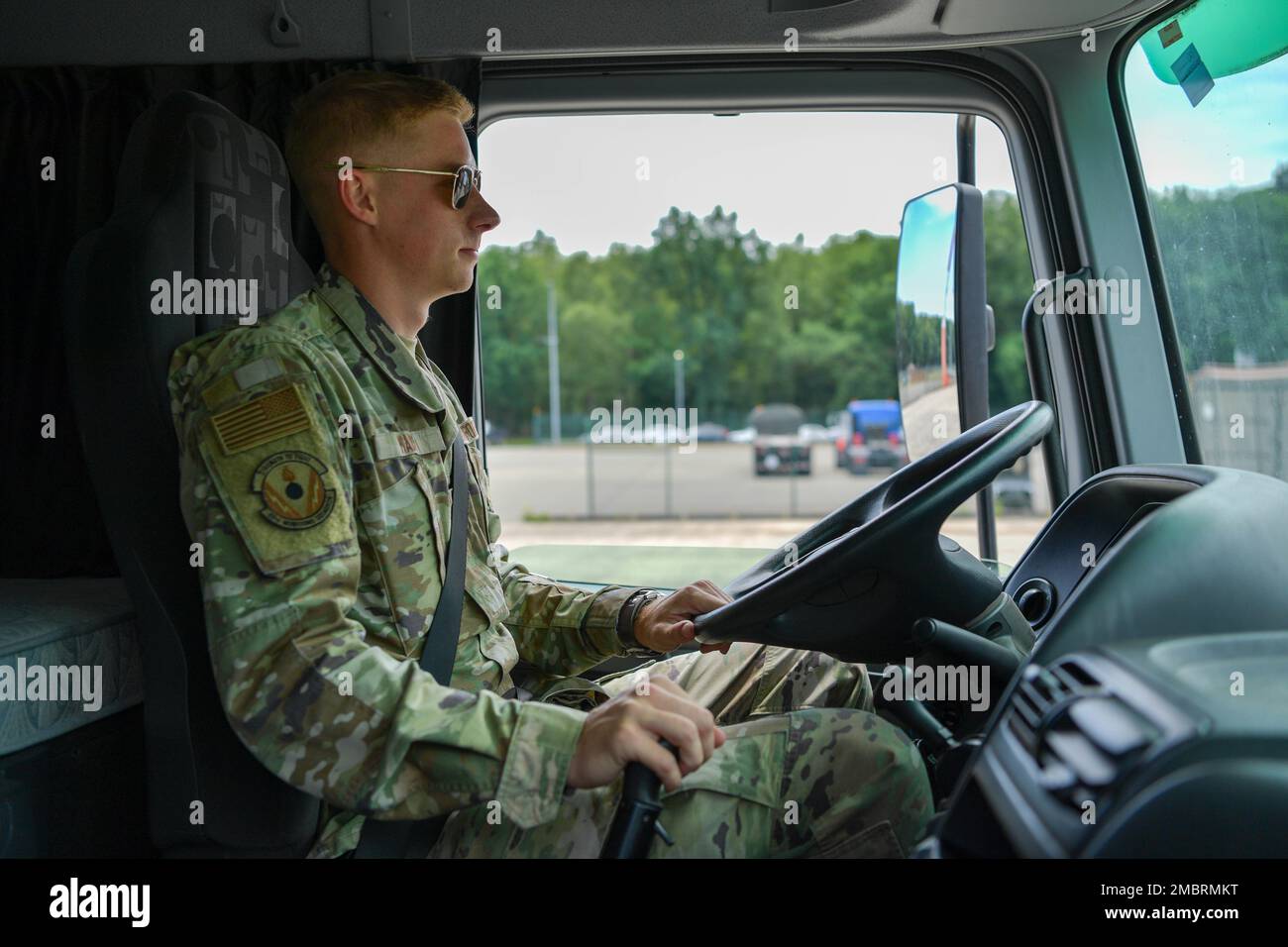 U.S. Air Force Airman 1st Class Riston Mais, 86th Munitions Squadron ...