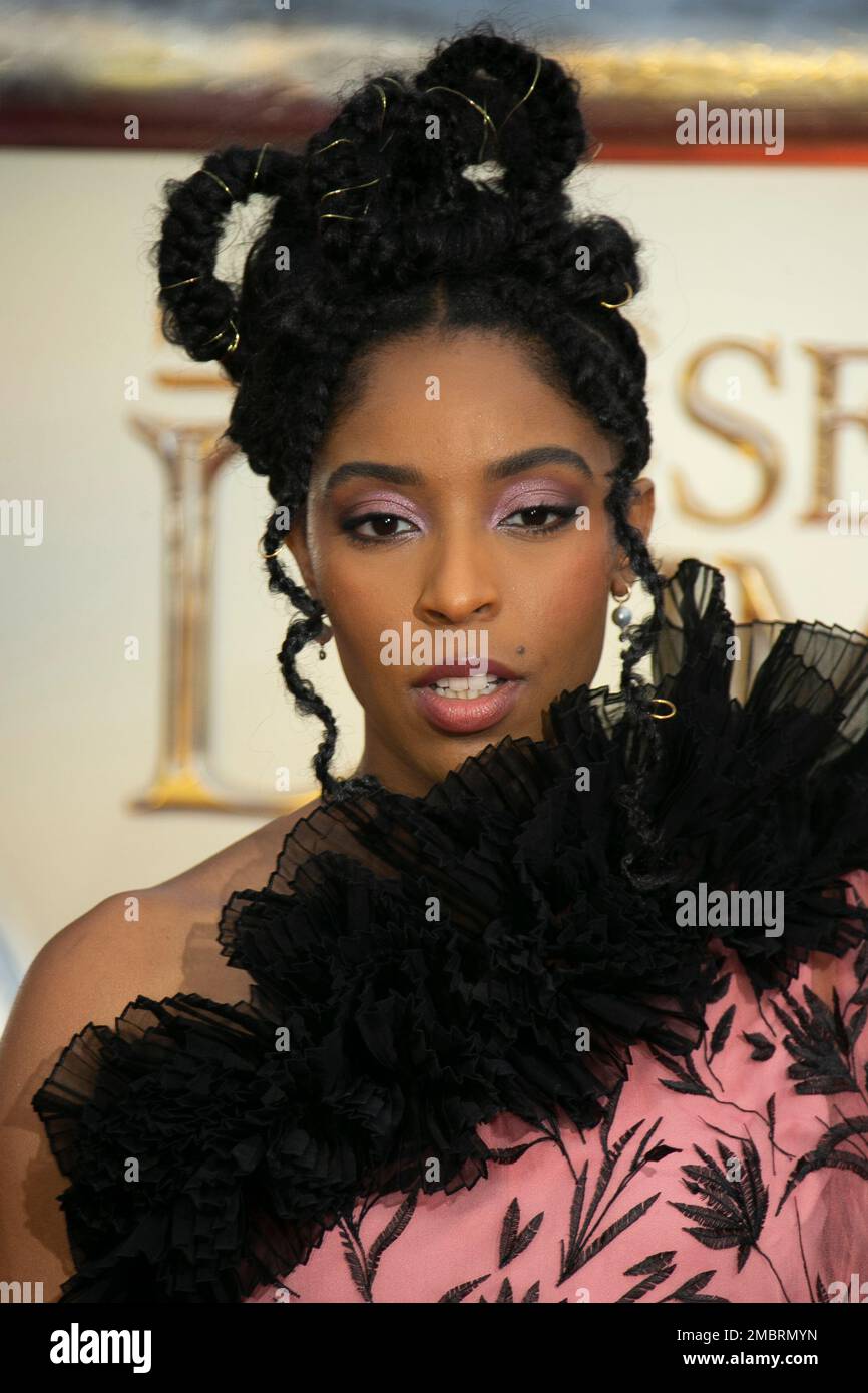 Jessica Williams poses for photographers upon arrival at the World ...