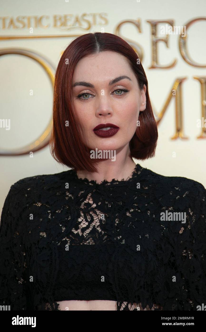 Poppy Corby-Tuech poses for photographers upon arrival at the World ...