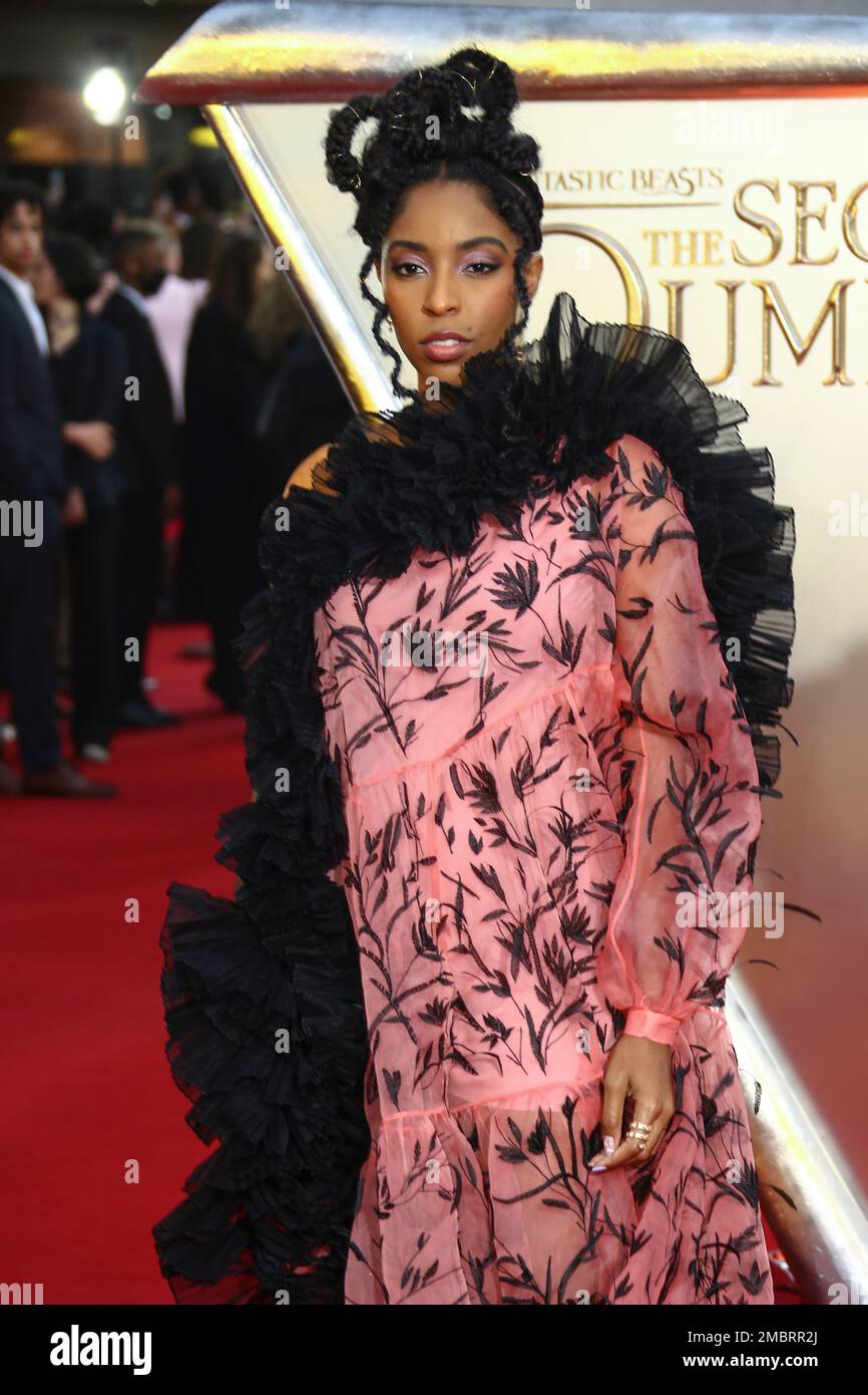 Jessica Williams poses for photographers upon arrival at the World ...
