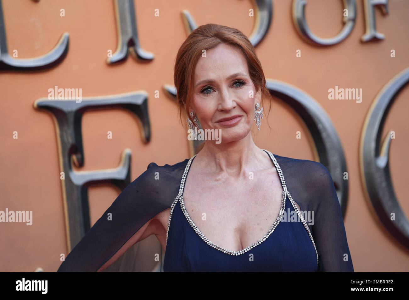 J. K. Rowling poses for photographers upon arrival at the World ...