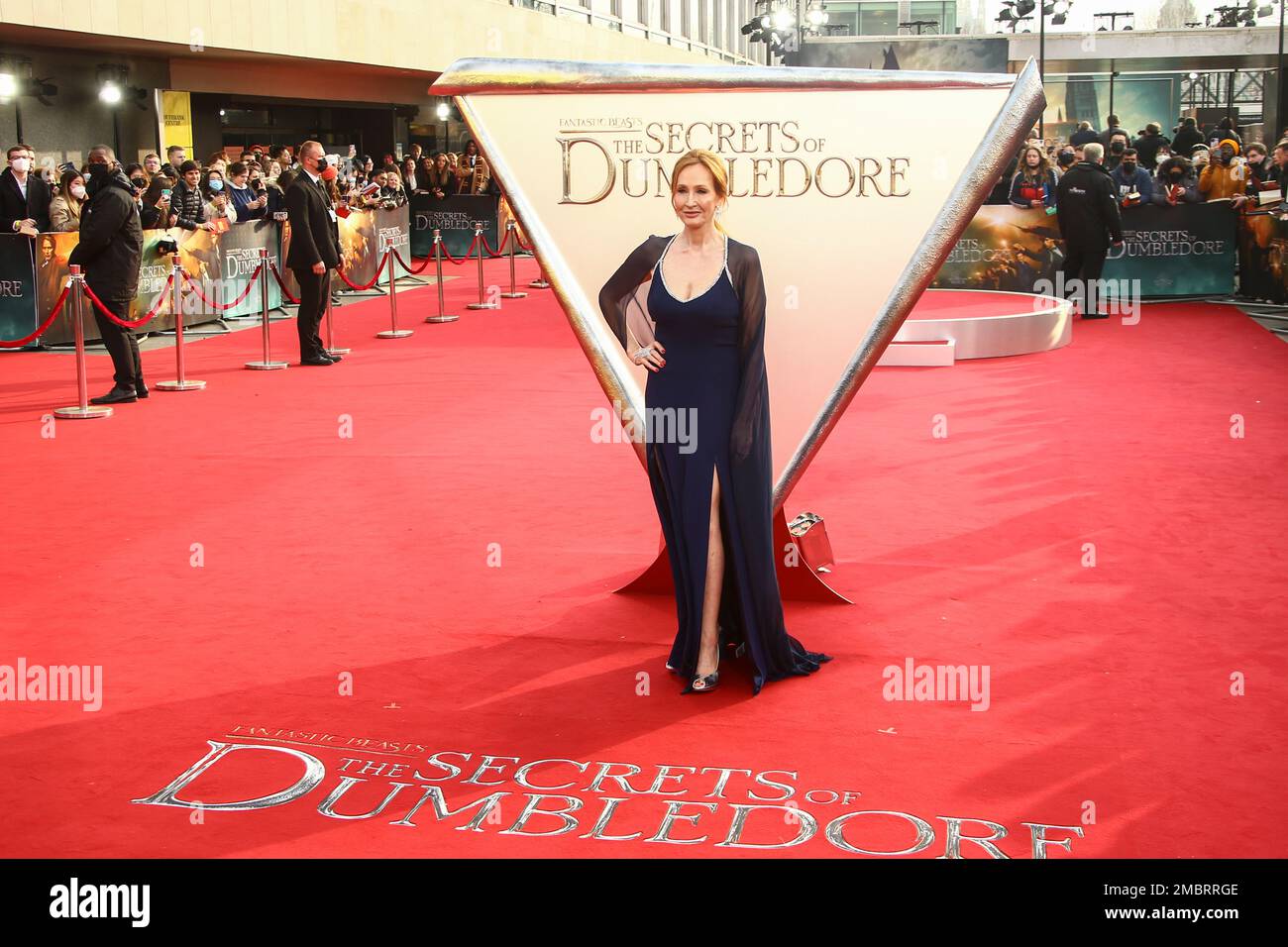 J. K. Rowling poses for photographers upon arrival at the World ...