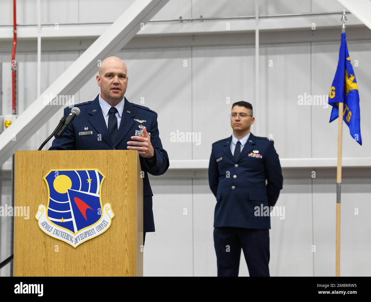 Col. Jason Vap, commander of the 804th Test Group, Arnold Engineering ...