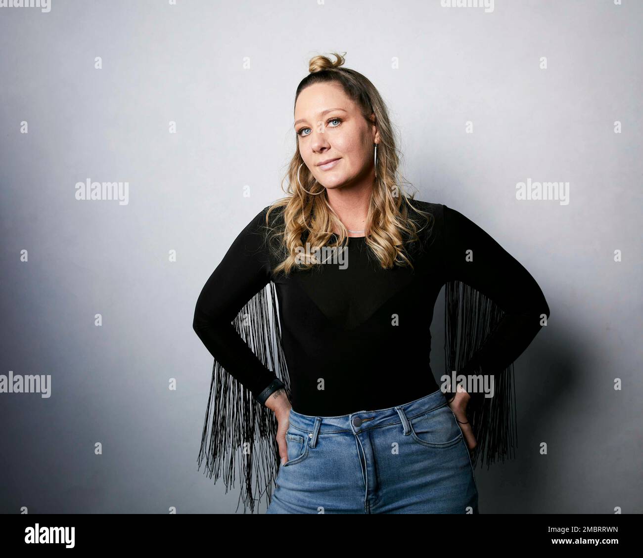 Director Erica Tremblay poses for a portrait to promote the film "Fancy ...