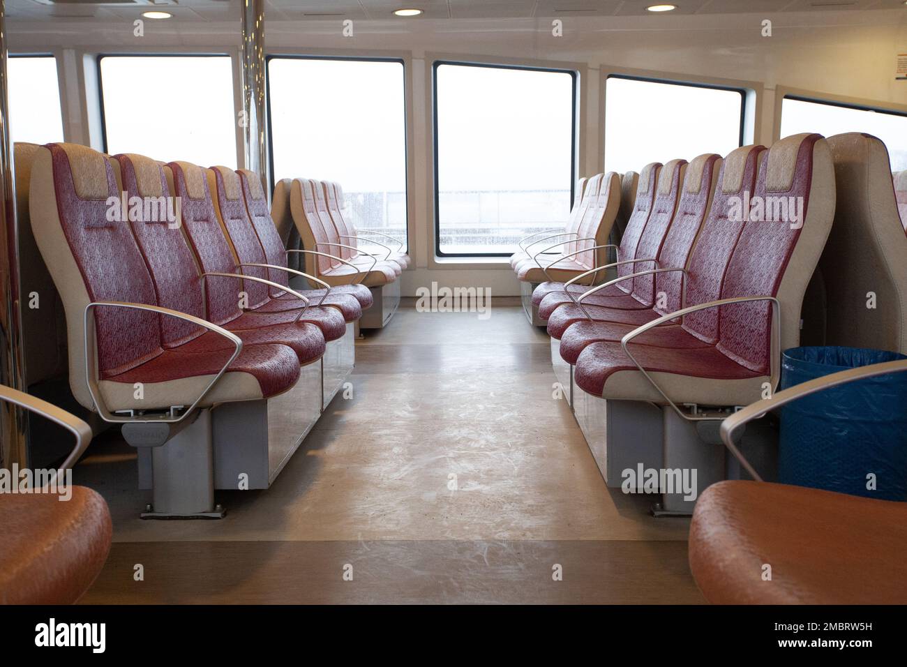 Seats in ferry interior hi-res stock photography and images - Alamy