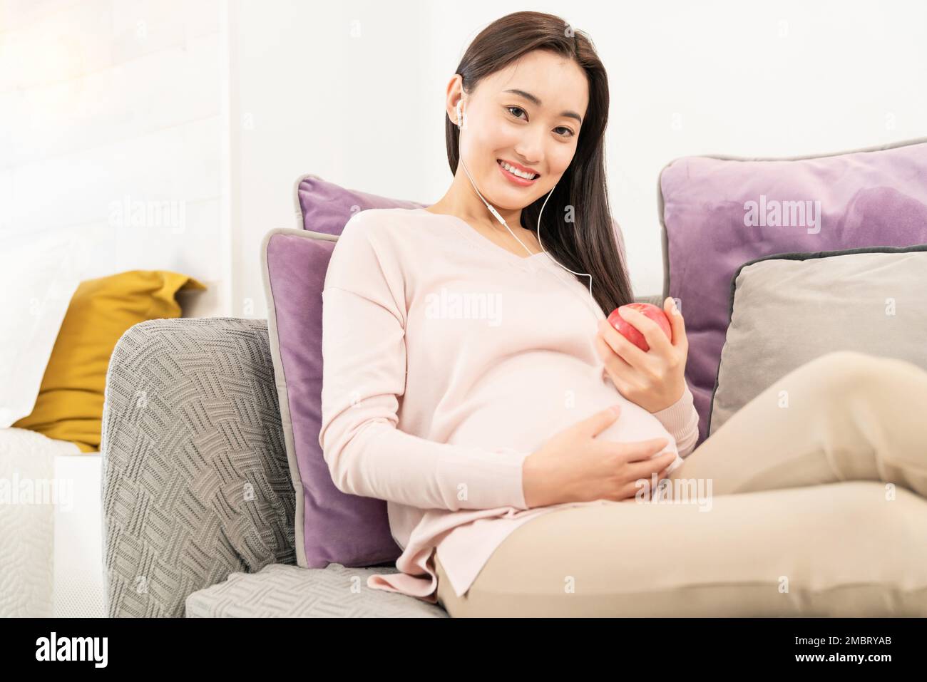 Pregnant women to family life Stock Photo - Alamy