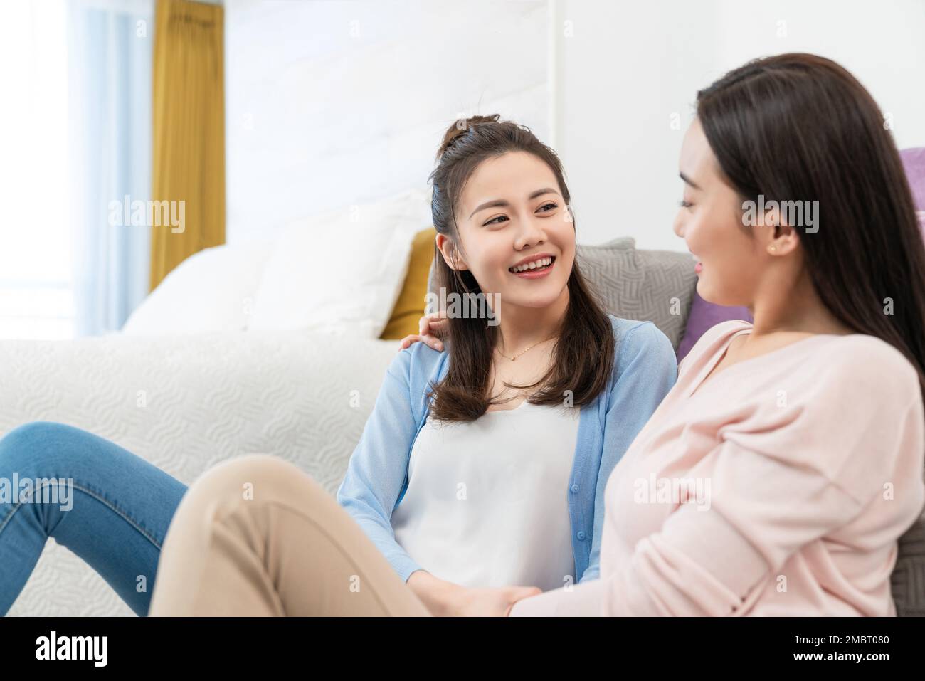 Pregnant women to family life Stock Photo - Alamy