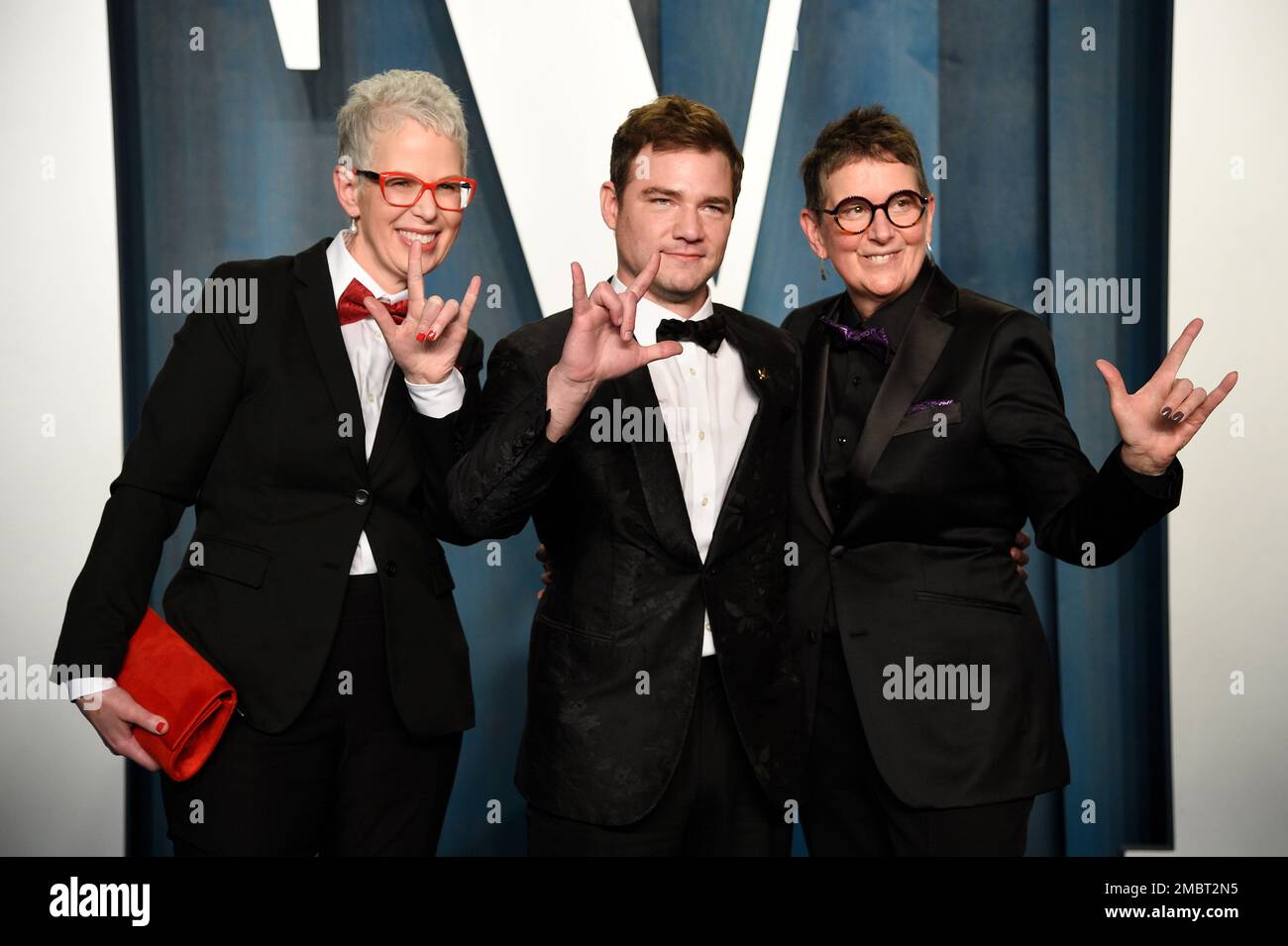 Mary Engels, from left, Daniel Durant and Lori Durant arrive at the ...