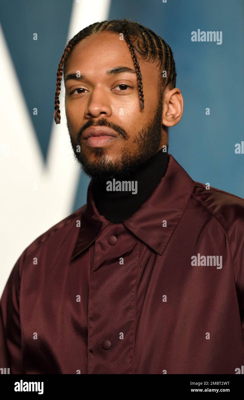 Kelvin Harrison Jr. arrives at the Vanity Fair Oscar Party on Sunday ...