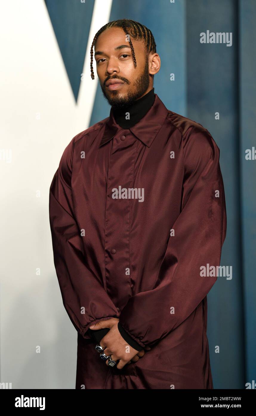 Kelvin Harrison Jr. arrives at the Vanity Fair Oscar Party on Sunday ...