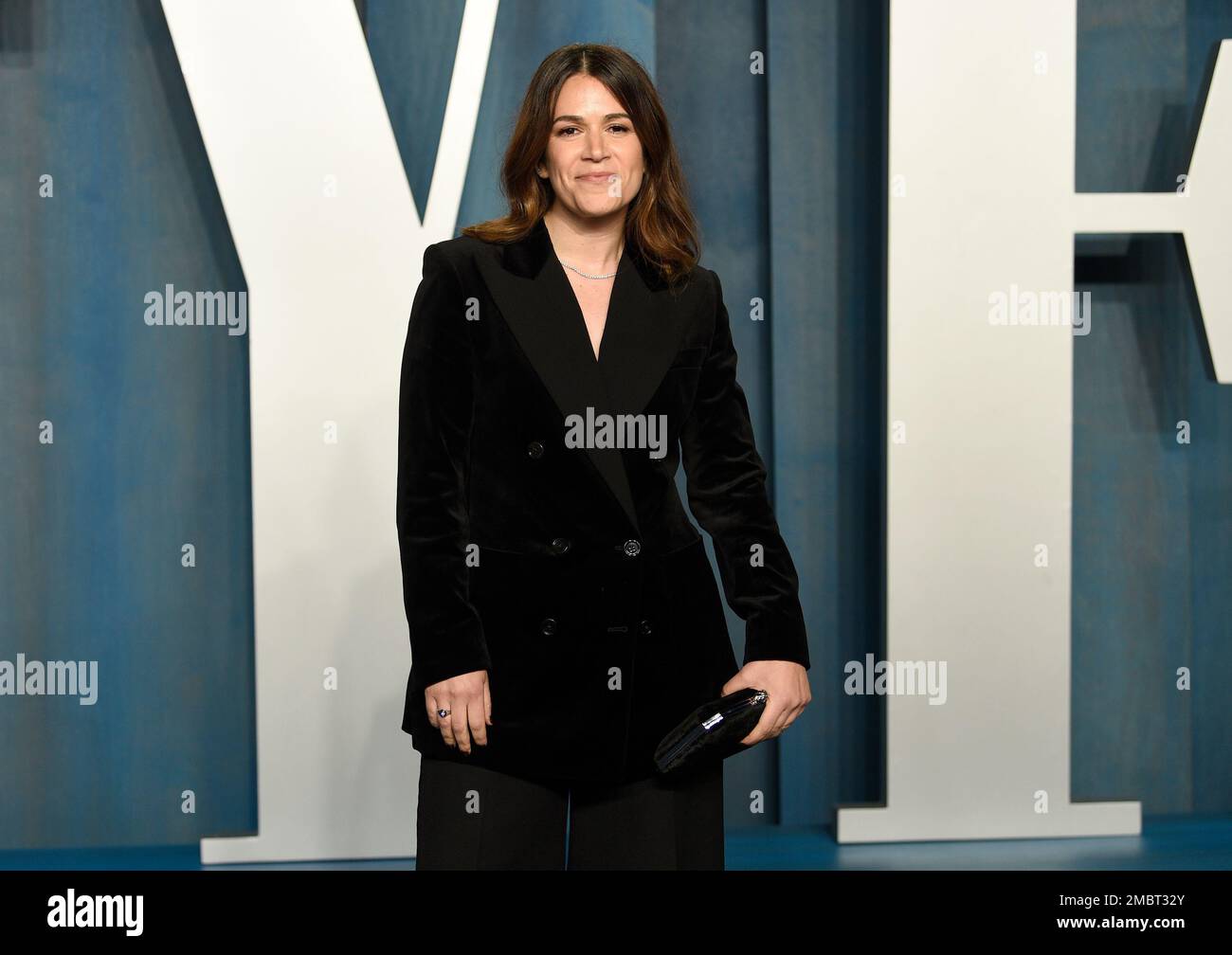 Abbi Jacobson arrives at the Vanity Fair Oscar Party on Sunday, March ...