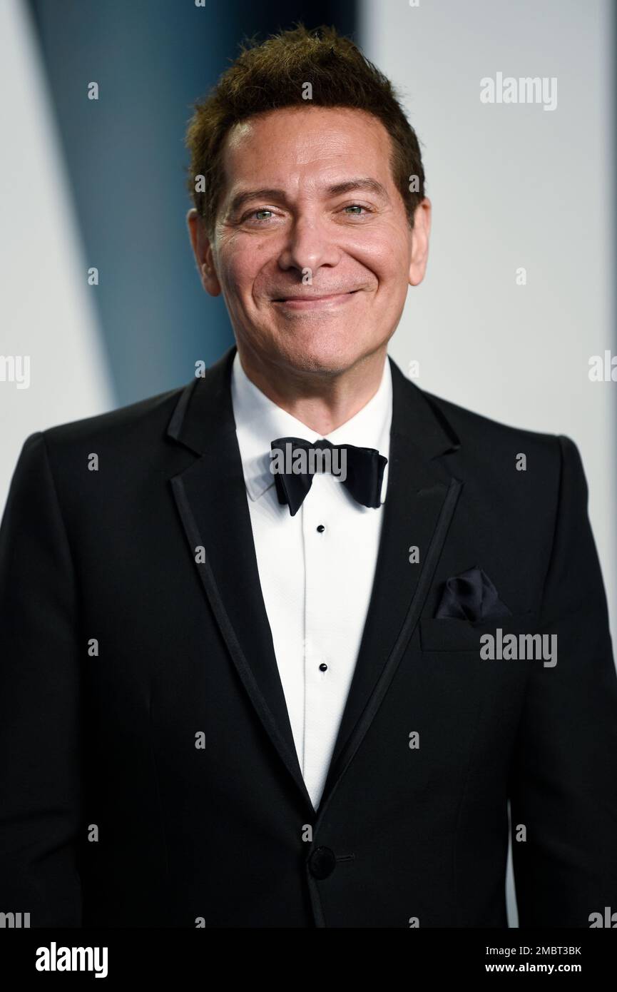 Michael Feinstein arrives at the Vanity Fair Oscar Party on Sunday ...