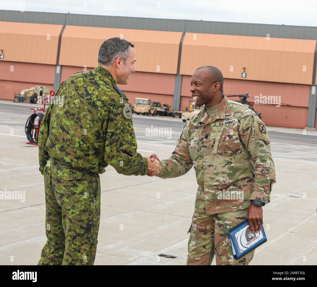 U.S. Army Col. Travis McIntosh, 10th CAB Commander, and Falcon Soldiers ...